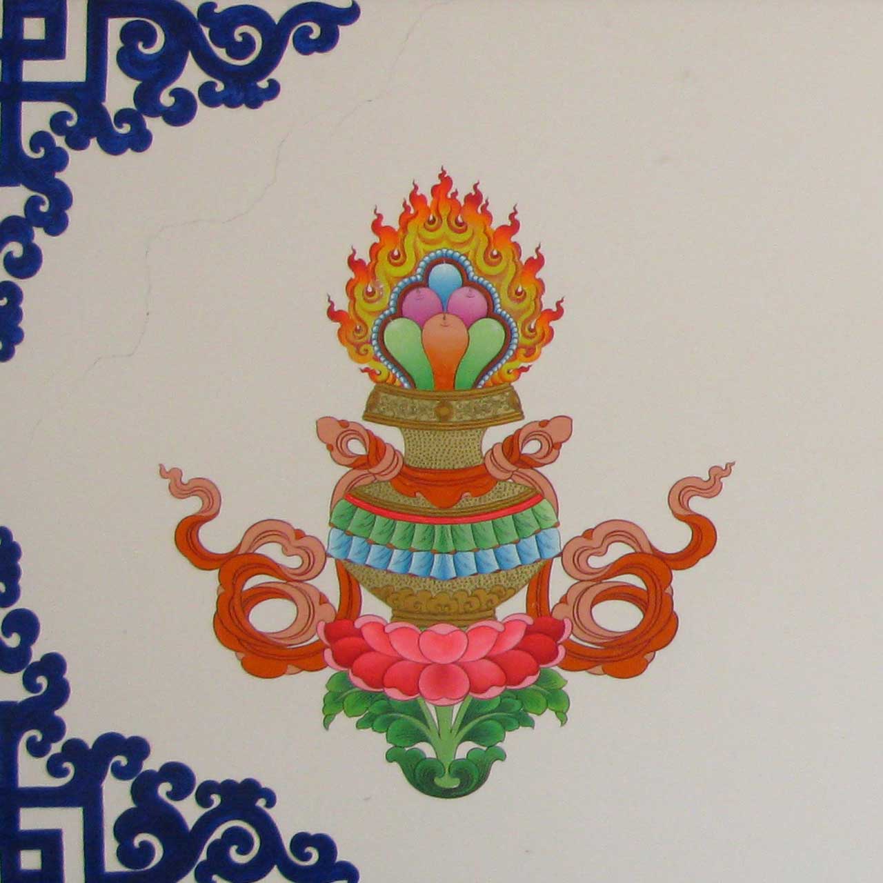 Eight Auspicious Symbols the means of the goddess of good fortune.